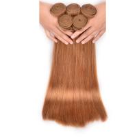 China #30 Color Straight Brazilian Hair Raw Hair Material Can Be Curled 12