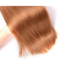 China #30 Color Straight Brazilian Hair Raw Hair Material Can Be Curled 12