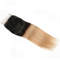 China 1b 27 Straight Virgin 4x4 Lace Closure Hair Pieces For Women'S Thinning Hair for sale