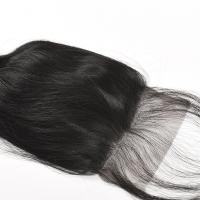 China Unprocessed 4x4 Lace Closure No Tangling Straight Lace Top Closure for sale