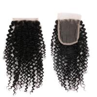 China Natural Looking Brazilian Hair Closure With Natural Part 130% Standard Density for sale