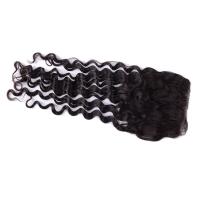 China Top Grade Human Hair Extension Lace Closure 4x4 Any Parting Indian Water Wave Closure for sale
