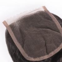 China Malaysian Loose Wave Closure 4X4 Silk Soft Full Ends Cuticles Human Hair Closure for sale