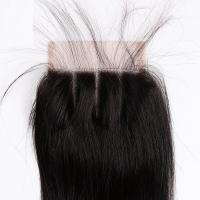 China Elegant Human Hair Lace Closure 4x4 Malaysian Straight Closure, Human Hair Extension for sale