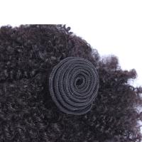China Afro Kinky Curly Hair  No Shedding , No Tangling 100% Brazilian Human Hair Extensions  for sale