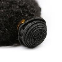 China Brazilian Virgin Human Hair Afro Kinky Curly Human Hair Extension Weft Good Ratio for sale