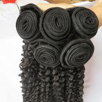 China Unprocessed Human Virgin Hair Afro Kinky Curly Pure Brazilian Hair Bundles Natural Color for sale