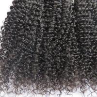 China Unprocessed Human Virgin Hair Afro Kinky Curly Pure Brazilian Hair Bundles Natural Color for sale