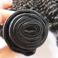 China Unprocessed Human Virgin Hair Afro Kinky Curly Pure Brazilian Hair Bundles Natural Color for sale