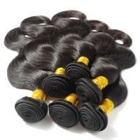 China Non Processed Virgin Human Hair Bundles Brazilian Body Wave No Synthetic for sale