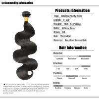 China Peruivian Hair Brazilian Virgin Hair , Brazilian Body Wave Hair Bundles for sale