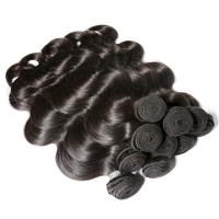 China 100% Pure 1B Black Color Brazilian Human Hair Bundles Wet And Wavy Hair Extensions for sale