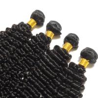 China Soft Smooth Unprocessed Long Natural Curly Hair , Brazilian Human Virgin Hair Weft for sale