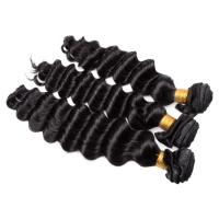 China 12-30 Inch Brazilian Human Hair Bundles 8a Virgin Hair Bleached / Dyed Available for sale