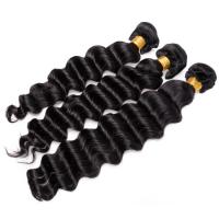 China 12-30 Inch Brazilian Human Hair Bundles 8a Virgin Hair Bleached / Dyed Available for sale