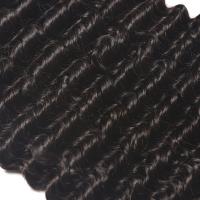 China Deep Wave Brazilian Hair Bundles , Unprocessed Brazilian Curly Hair Bundles  for sale