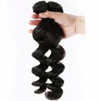 China Loose Wave Curly Human Hair Weave Bundles Silk Soft With Thick Full Ends for sale