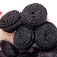 China Loose Wave Curly Human Hair Weave Bundles Silk Soft With Thick Full Ends for sale