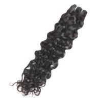 China Full Cuticle Brazilian Virgin Hair Bundles Loose Wave Hair Natural Black Color for sale