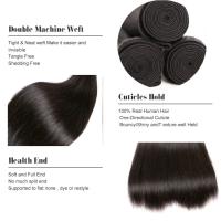 China Women Dyeable Hair Extensions For Short Hair , Double Layer Long Black Hair Extensions for sale