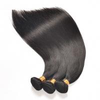 China 1B Color Raw Brazilian Human Hair Bundles Extensions With Thick Bottom for sale