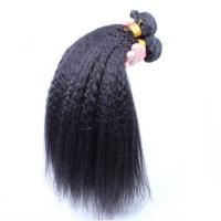 China Kinky Straight Malaysian Brazilian Human Hair Bundles 100% Unprocessed for sale