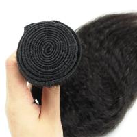 China Kinky / Yaki Straight Style Brazilian Human Hair Bundles / Extensions for sale