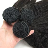 China Kinky / Yaki Straight Style Brazilian Human Hair Bundles / Extensions for sale