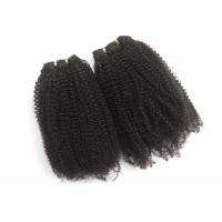 China Afro Kinky Curly Hair Peruvian Virgin Human Hair Bundles Full Density No Lice No Tangle for sale