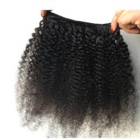 China 7A Grade Unprocessed Human Virgin Hair Peruvian Afro Kinky Curly Hair For Black Women for sale