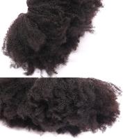 China Peruvian Human Afro Kinky Curly Hair Bundles Natural Color No Chemical Smell for sale