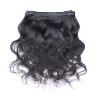 China Natural Black Peruvian Body Wave Hair Bundles No Shedding Wet And Wavy Extensions for sale