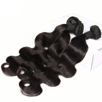 China Natural Black Peruvian Body Wave Hair Bundles No Shedding Wet And Wavy Extensions for sale
