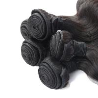 China Natural Black Peruvian Body Wave Hair Bundles No Shedding Wet And Wavy Extensions for sale