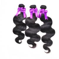 China Double Weft 100% Virgin Human Hair Bundles Unprocessed Peruvian Body Wave Hair for sale