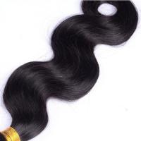 China 1B Color Peruvian Human Hair Bundles Machine Double Weft Tangle Free for sale