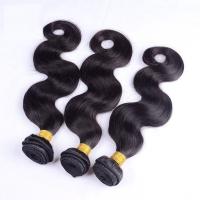 China 1B Color Peruvian Human Hair Bundles Machine Double Weft Tangle Free for sale