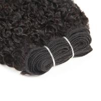 China Jerry Curly Virgin Human Hair Bundles No Fiber 7A Grade Hair CE/BV/SGS for sale