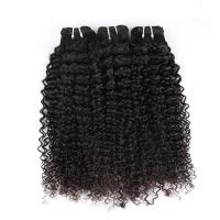 China Natural Color Peruvian Body Wave Hair Bundles Curly Dancing And Soft 10