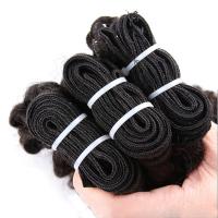 China Natural Color Peruvian Body Wave Hair Bundles Curly Dancing And Soft 10
