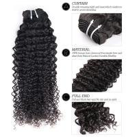 China Natural Color Peruvian Body Wave Hair Bundles Curly Dancing And Soft 10