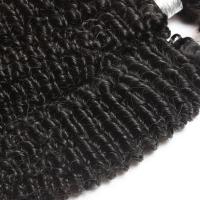 China 100% Non Processed Peruvian Human Hair Bundles Curly Styles Soft And Alive for sale