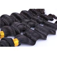 China Unprocessed Peruvian Virgin Hair Deep Wave Peruvian Curly Hair Extensions No Chemical for sale