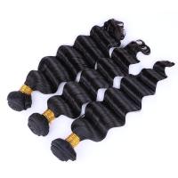 China Unprocessed Peruvian Virgin Hair Deep Wave Peruvian Curly Hair Extensions No Chemical for sale