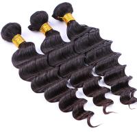 China Unprocessed Peruvian Virgin Hair Deep Wave Peruvian Curly Hair Extensions No Chemical for sale