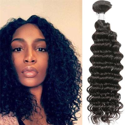 China Pretty Soft Deep Peruvian Hair Weave Bundles Double Machine Weft Single Drawn Hair for sale
