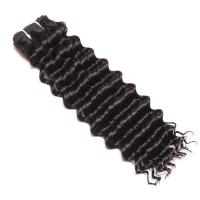 China Pretty Soft Deep Peruvian Hair Weave Bundles Double Machine Weft Single Drawn Hair for sale