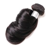 China Real Peruvian Human Hair Bundles , Soft Peruvian Loose Body Wave Hair for sale