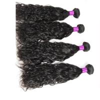 China Grade 8A Natural Wave Peruvian Hair Bundles , 100% Peruvian Curly Hair Weave for sale