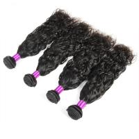 China Grade 8A Natural Wave Peruvian Hair Bundles , 100% Peruvian Curly Hair Weave for sale